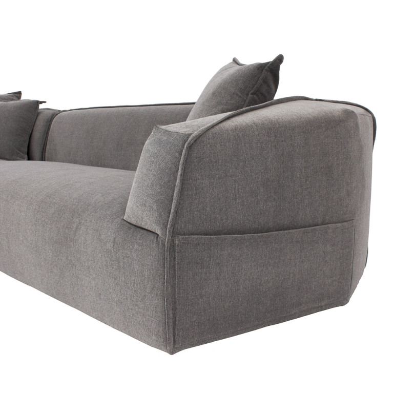 KAT-KAT Three Seater Corner Sofa | Fabric