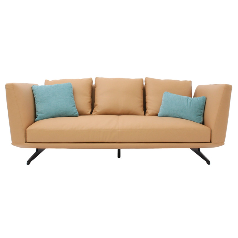 HIL-HIL Two Seater Corner Sofa | Leather