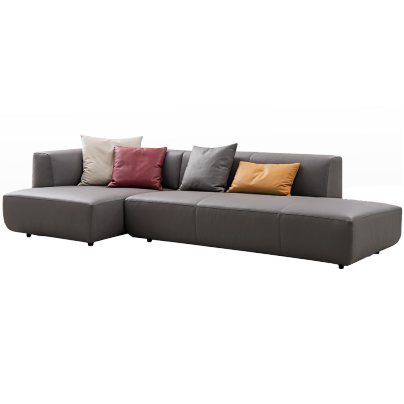 LIN-LIN Three Seater Corner Sofa | Leather