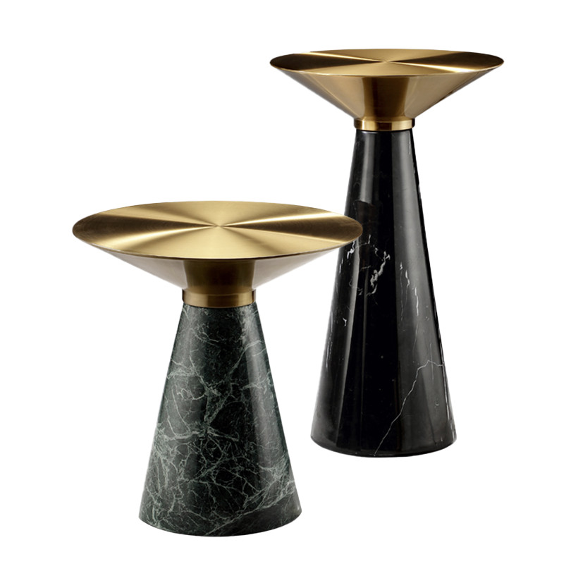 HEY-HEY Side Table | Jade Green Marble