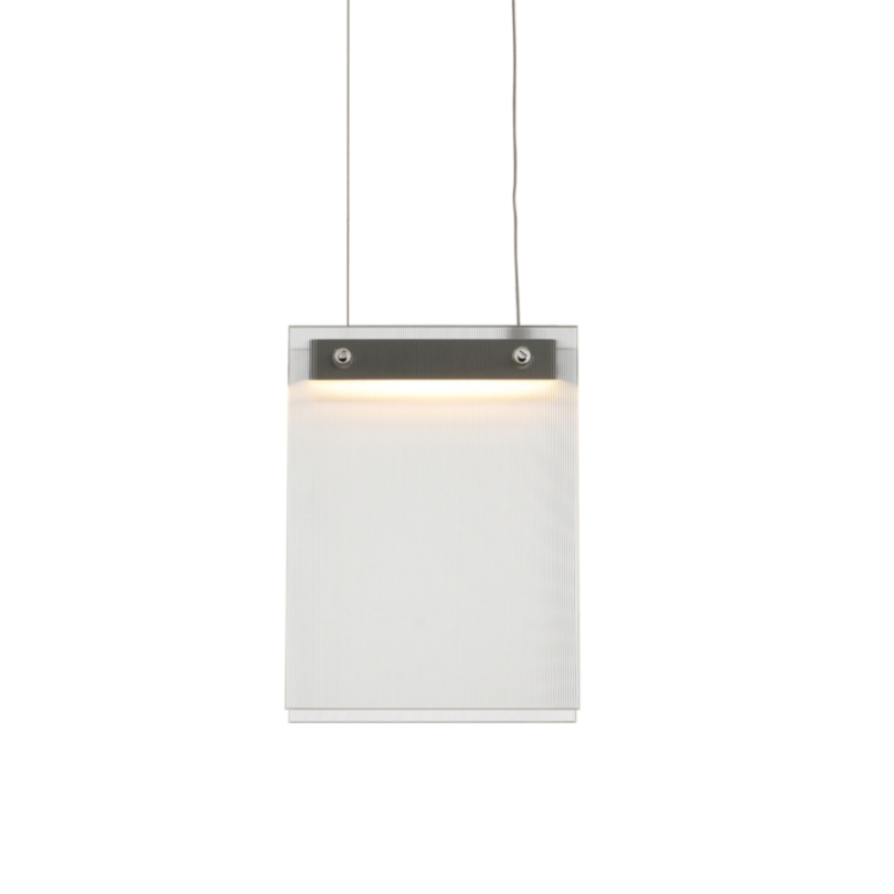 Transparent Rectangular Pendant Ceiling Light | 1200 MM