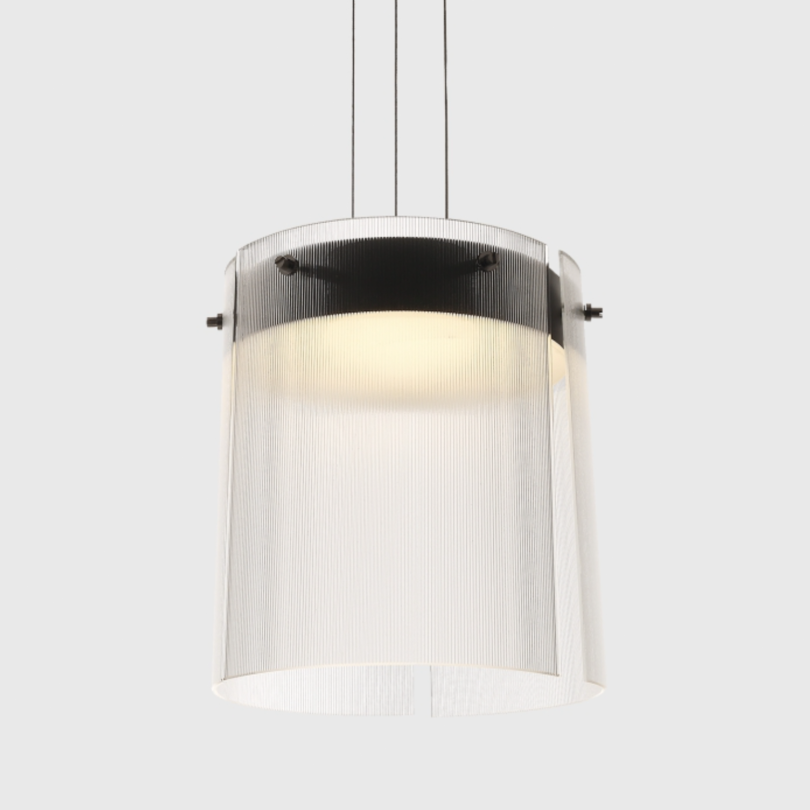 Transparent Rectangular Pendant Ceiling Light | 1200 MM