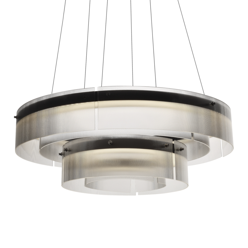 Transparent Round Pendant Ceiling Light | Dia 700 MM