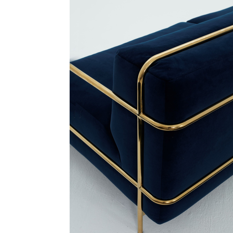 YAP-YAP Two Seater Sofa w/ Fabric Arms| Fabric