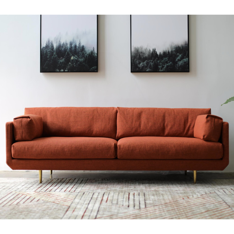 KEN-KEN Two Seater Sofa | Fabric